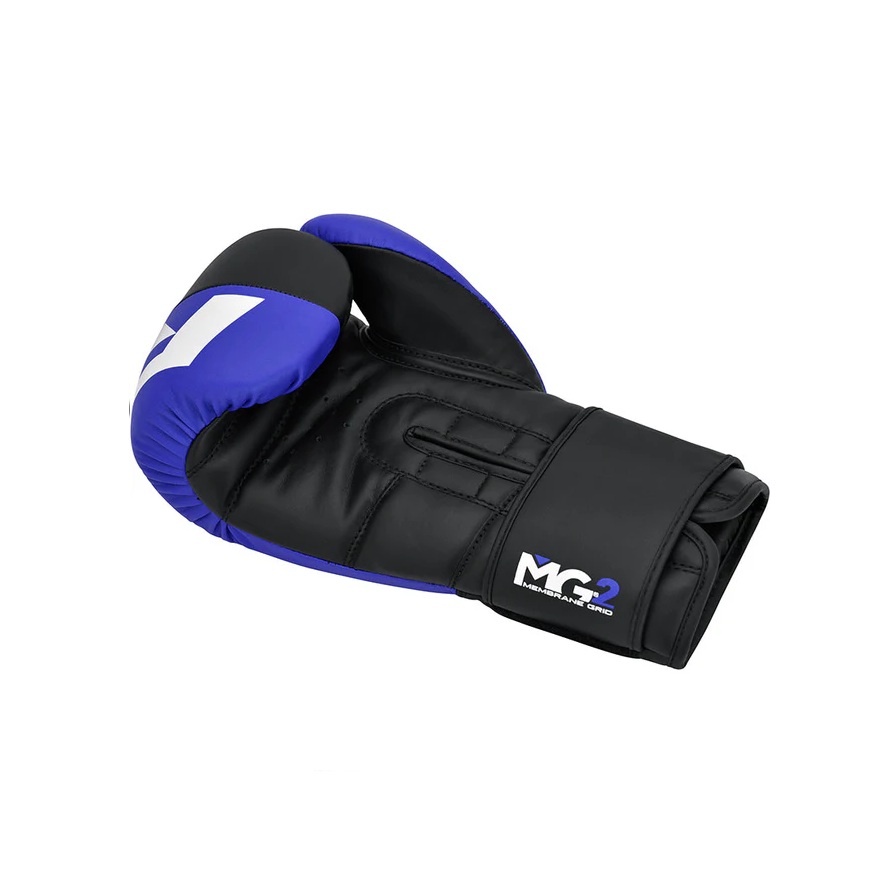 RDX F4 Boxing Sparring Gloves Hook & Loop BLUE - WORKOUT shop